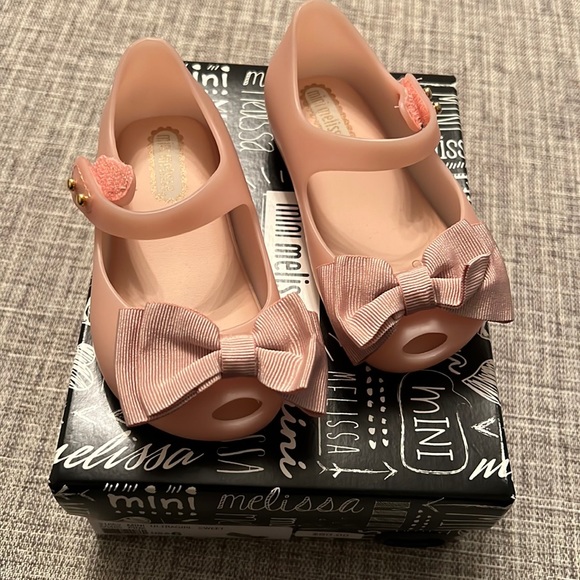Mini Melissa | Shoes | Mini Melissa In Pink Never Worn | Poshmark